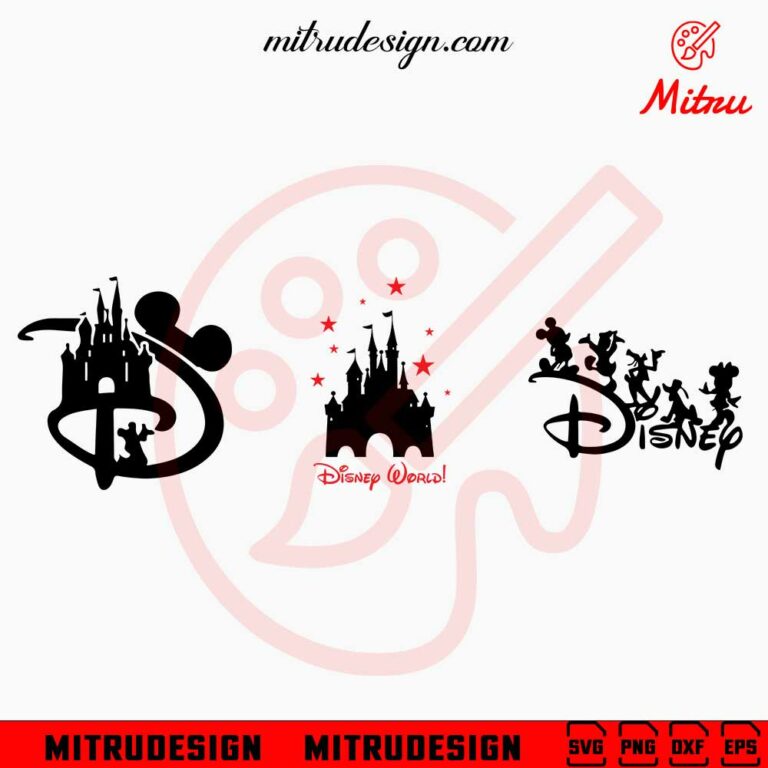 Disney Bundle SVG, Disney World SVG, Disney Family SVG, PNG, Files ...