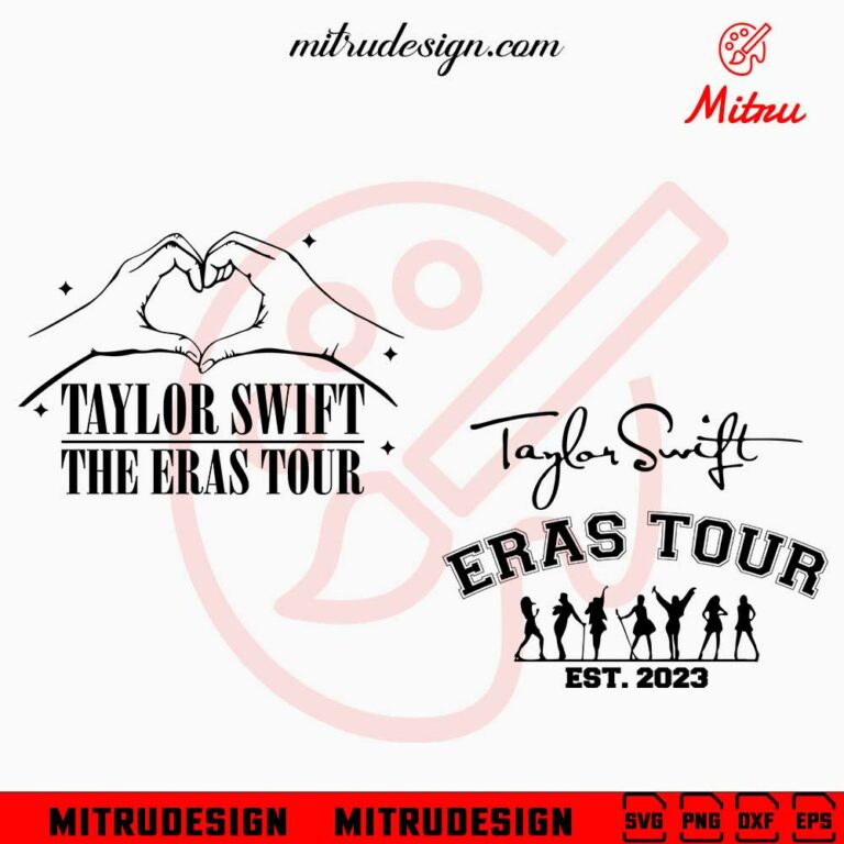 Taylor Swift The Eras Tour Bundle SVG, Swiftie SVG, PNG, DXF, EPS, Cut ...