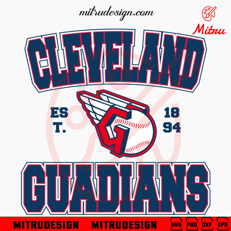 Cleveland Guardians Est 1894 SVG, Guardians Baseball SVG, PNG, DXF, EPS ...