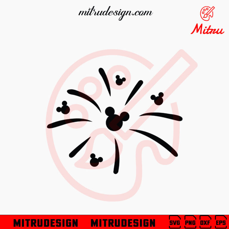 Mickey Ears Fireworks SVG, Walt Disney World SVG, Magic Kingdom SVG ...