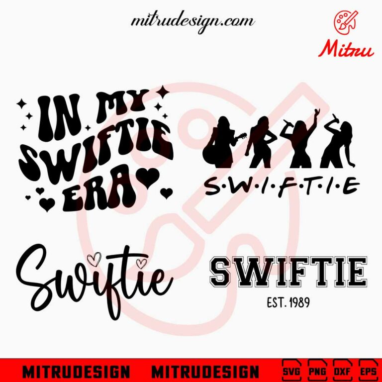 Swiftie Bundle SVG, Taylor Swift Fan SVG, In My Swiftie Era SVG, PNG ...