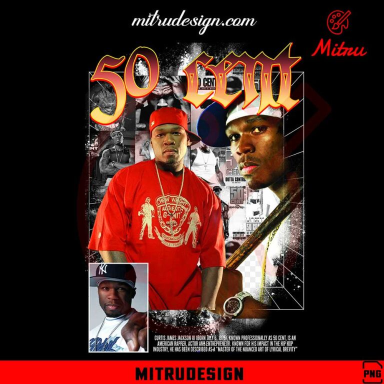 50 Cent Bootleg PNG, 50 Cent Shirt PNG Designs - mitrudesign.com