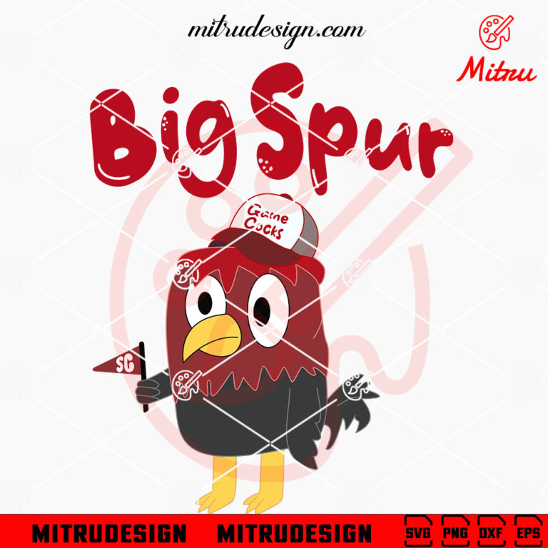 Cocky Gamecocks Bluey Svg Bluey South Carolina Gamecocks Mascot Svg Png Dxf Eps