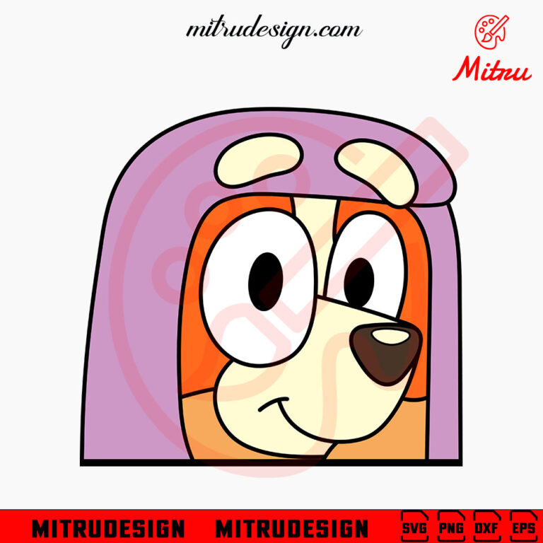 Bluey Rita SVG, PNG, DXF, EPS, For Car Decal - mitrudesign.com