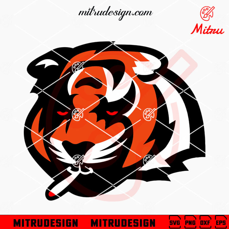 Cincinnati Bengals Weed Logo SVG, Bengals NFL Happy 420 SVG, PNG, DXF ...