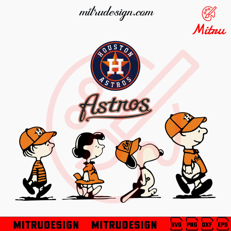 Peanuts Snoopy Houston Astros SVG, Cute Houston Baseball SVG, PNG, DXF ...