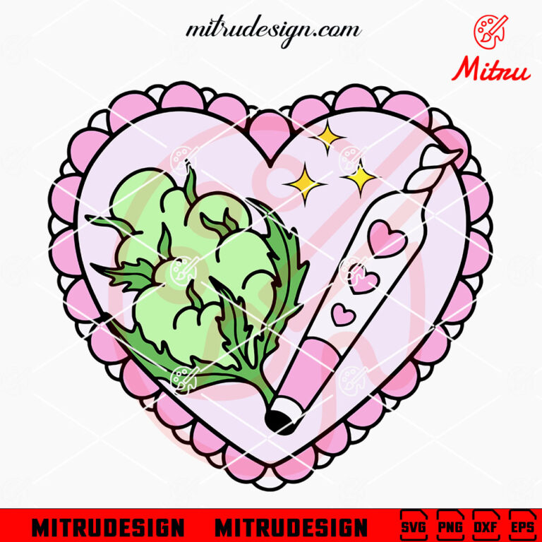 Weed Heart SVG, Cannabis Lover SVG, Stoner Girl SVG, PNG, DXF, EPS ...