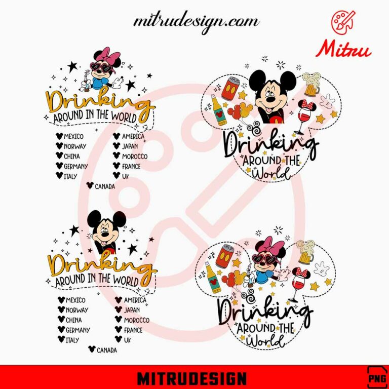 Drink Around The World Bundle PNG, Disney Epcot Drink PNG, Disneyworld ...