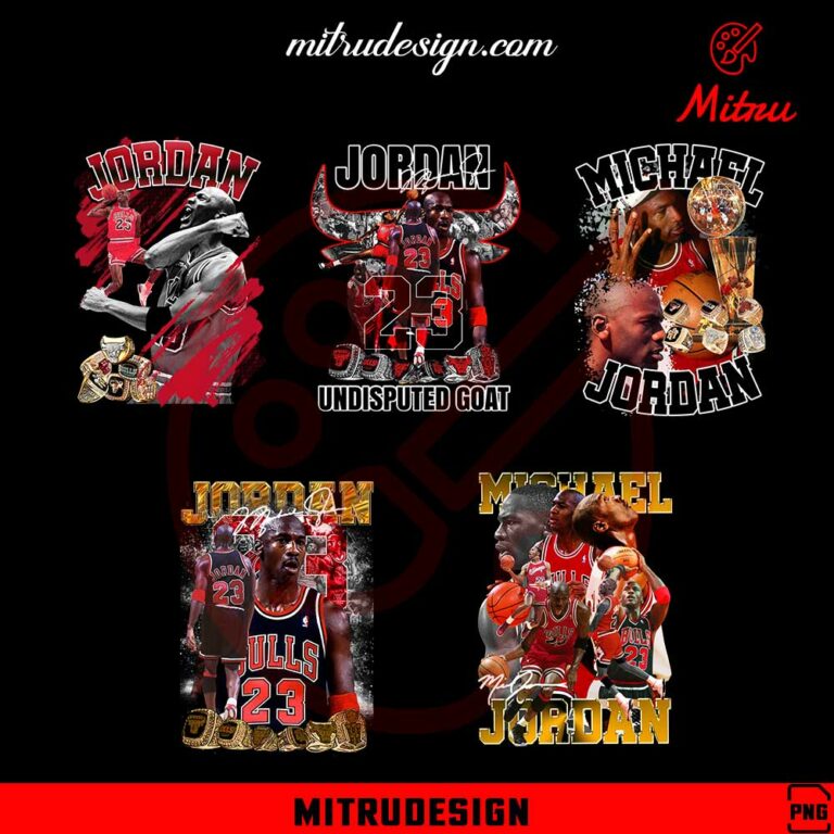 Michael Jordan Bootleg Bundle PNG, Vintage Michael Chicago Bulls 23 PNG ...