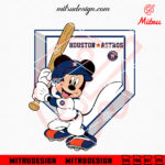 Mickey Mouse Houston Astros SVG, PNG, DXF, EPS, Clipart - mitrudesign.com
