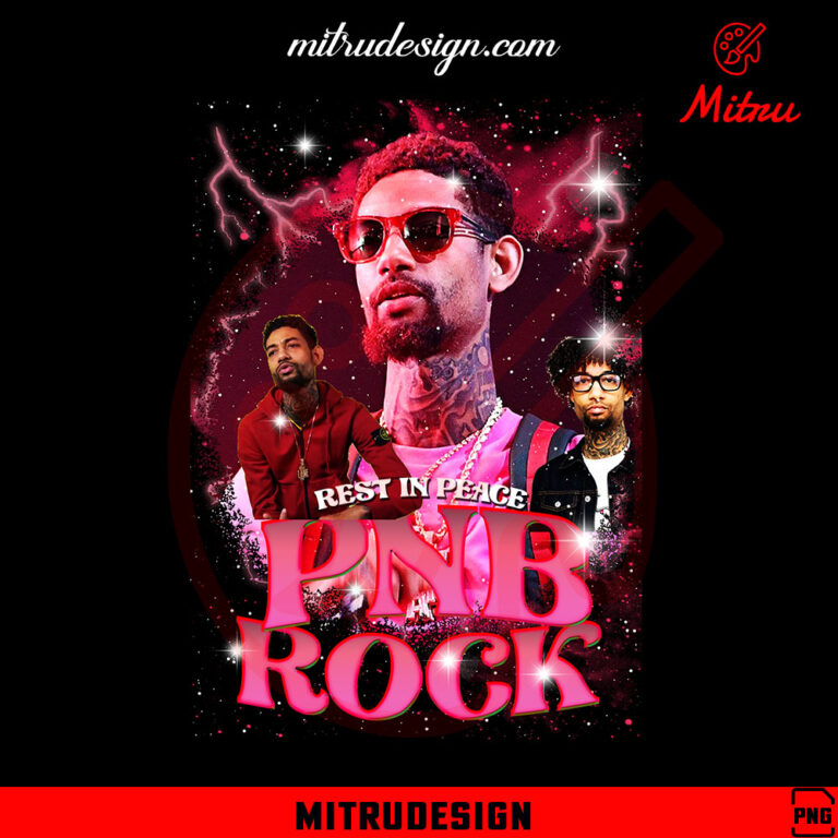 PnB Rock Shirt PNG, Rap Fan Tee PNG, Digital Instant Download ...