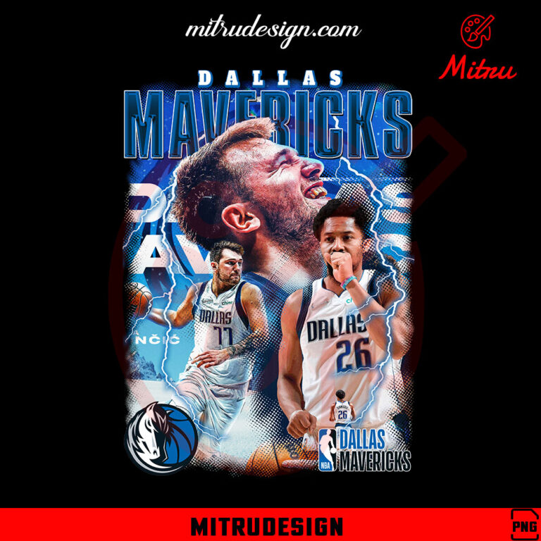 Vintage Dallas Mavericks PNG, Mavericks Basketball Bootleg PNG ...