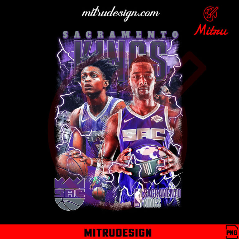 Vintage Sacramento Kings PNG, Kings Basketball Bootleg PNG, T-Shirt ...