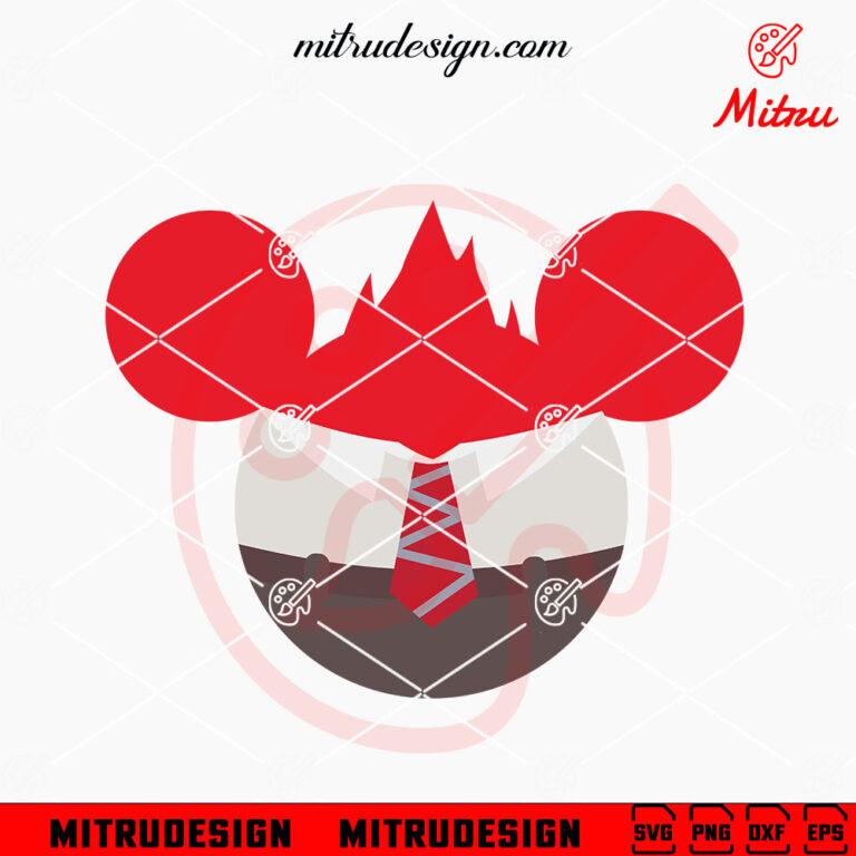 Anger Mickey Mouse Head SVG, Anger Inside Out Disney SVG, PNG, DXF, EPS ...