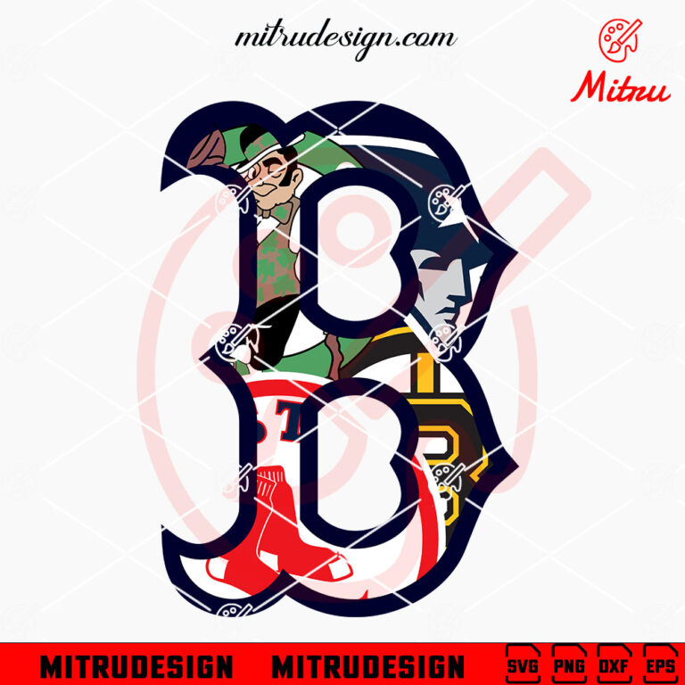 Boston Sports Logo SVG, Red Sox, Celtics, Bruins, Patriots SVG, PNG ...