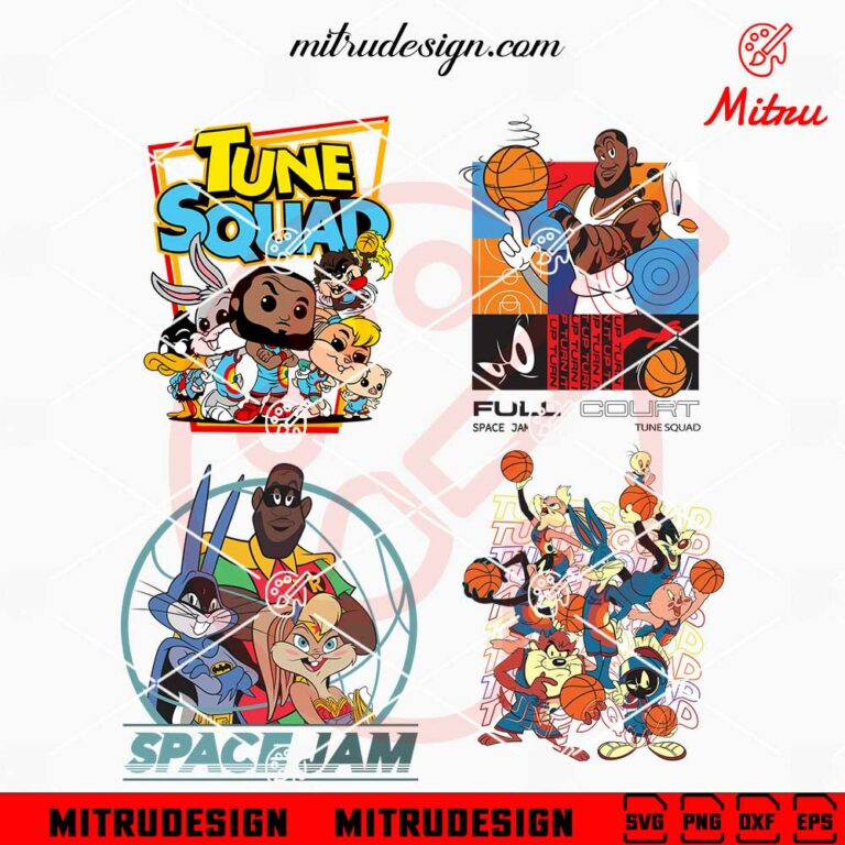 Space Jam SVG, LeBron James Cartoon SVG, Looney Tunes Squad Basketball ...