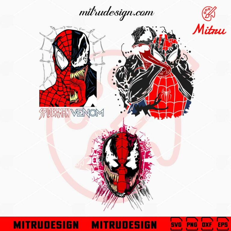Spider Man Venom SVG, Spiderman Movie SVG, PNG, DXF, EPS, Digital ...