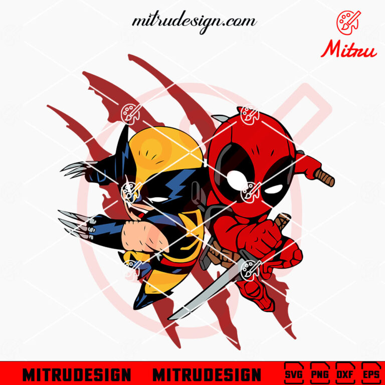 Deadpool And Wolverine SVG, Deadpool Movie 3 SVG, PNG, DXF, EPS ...