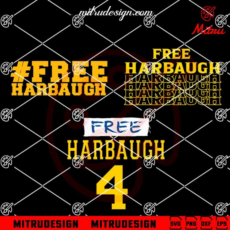 Free Harbaugh Bundle SVG, Jim Harbaugh SVG, Michigan Wolverines ...