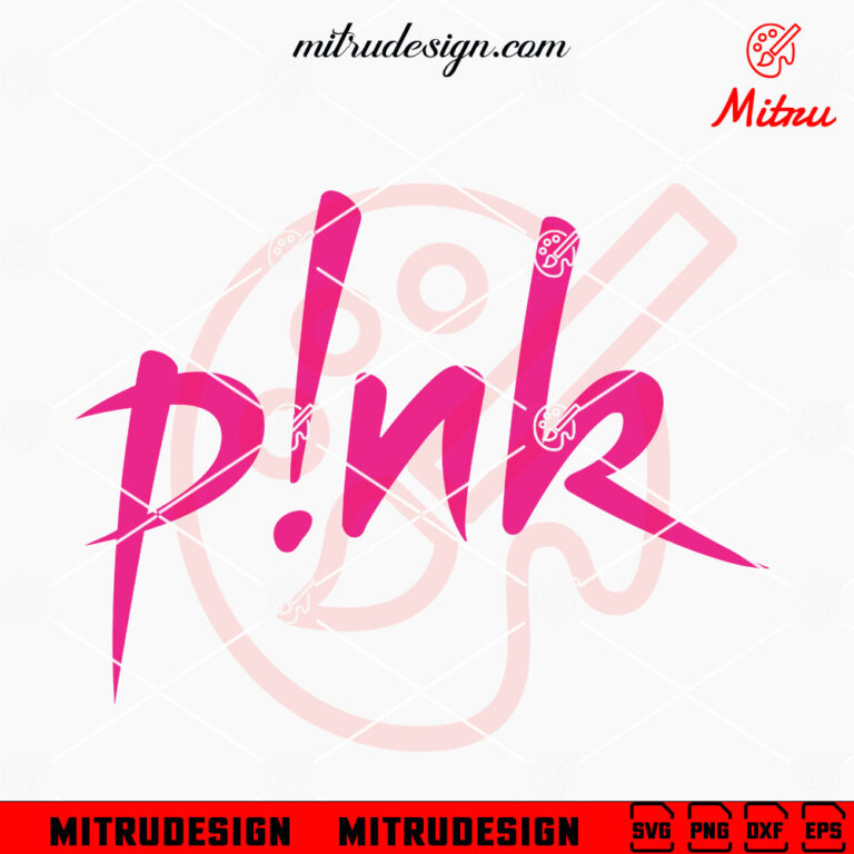 Pink Singer Logo SVG, Pink Music SVG, PNG, DXF, EPS, Instant Download ...