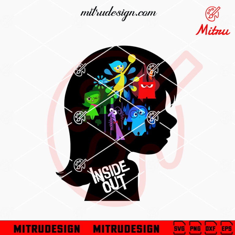 Inside Out Riley's Head SVG, Riley's Mind SVG, Disney Pixar Inside Out ...