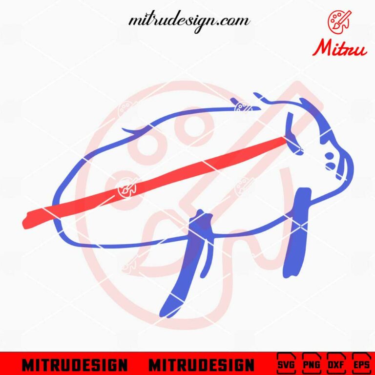 Allen Bills Potato Drawing SVG, Funny Allen Buffalo Bills SVG, PNG, DXF ...