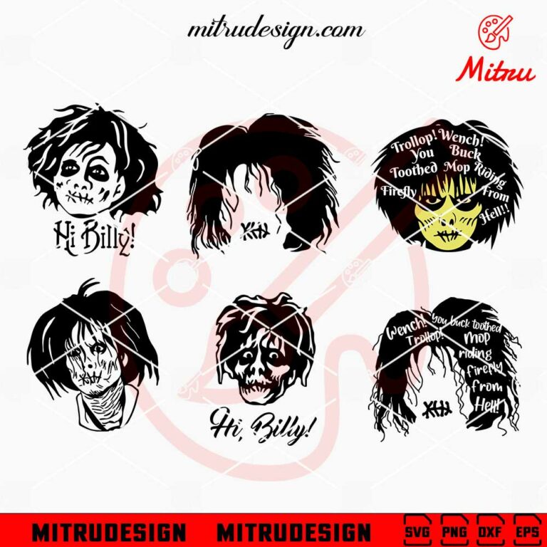 Billy Butcherson Bundle SVG, Hi Billy Hocus Pocus SVG, PNG, DXF, EPS ...