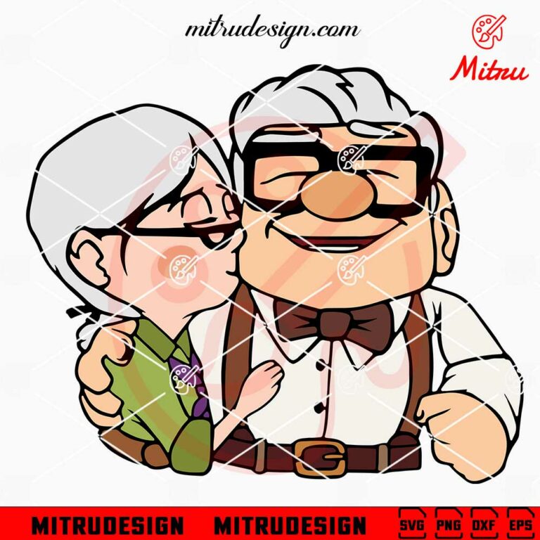 Ellie And Carl SVG, Disney Up Couple SVG, PNG, DXF, EPS, Cutting Files ...