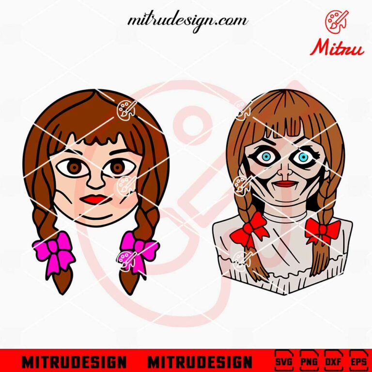 Annabelle SVG, Halloween Doll SVG, PNG, DXF, EPS, Cut Files ...