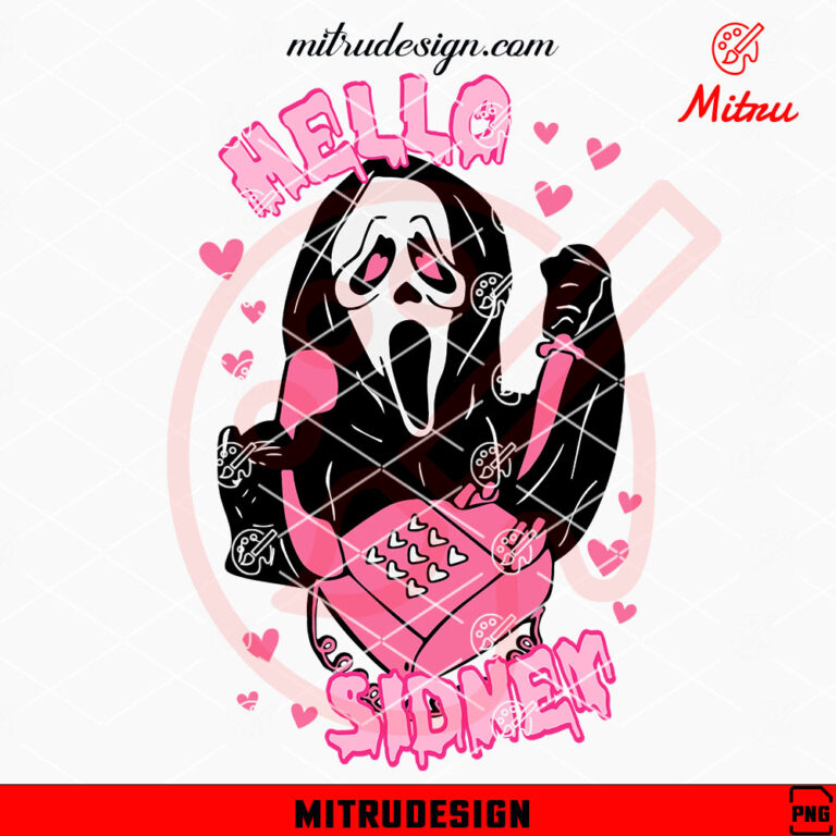 Ghostface Scream Hello Sidney PNG, Scary Ghostface Halloween PNG ...