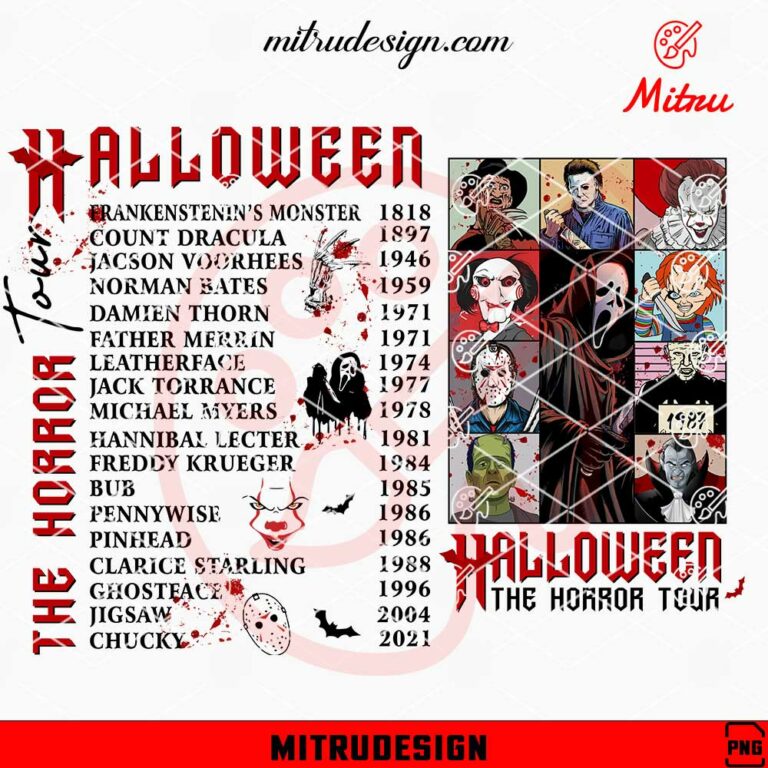 Halloween The Horror Tour PNG, The Eras Tour Horror Halloween PNG, For ...