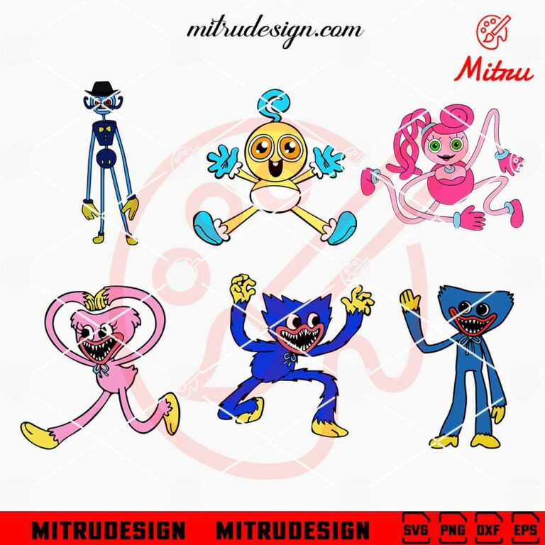 Poppy Playtime SVG, Huggy Wuggy, Kissy Missy, Mommy Long Legs SVG ...