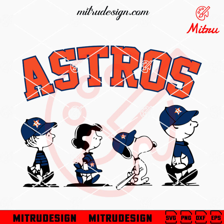 Snoopy Houston Astros SVG, Peanuts Cartoon Astros SVG, PNG, DXF, EPS ...