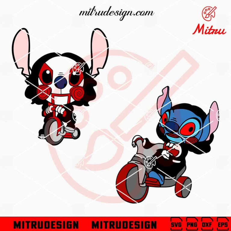 Stitch Jigsaw SVG, Stitch Killer Halloween SVG, PNG, DXF, EPS, For ...