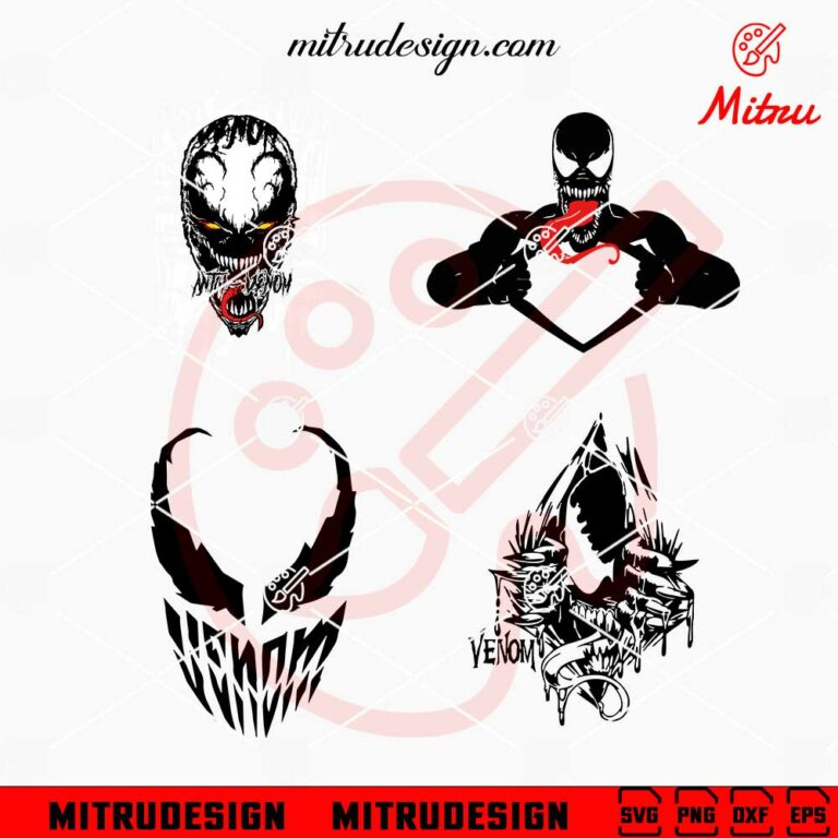 Venom Bundle SVG, Movie Character SVG, PNG, DXF, EPS, Cricut ...