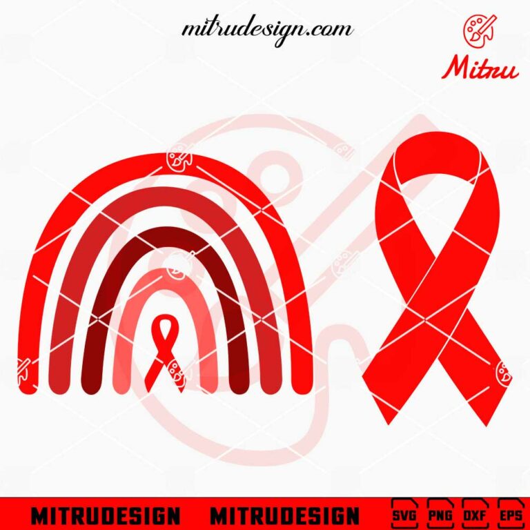 Red Ribbon SVG, Drug Free Awareness SVG, PNG, DXF, EPS, Downloads ...