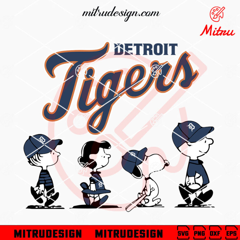 Peanuts Snoopy Detroit Tigers SVG, PNG, DXF, EPS, For Shirts ...