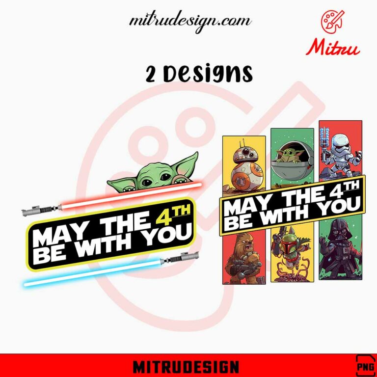 May The 4th Be With You PNG, Star Wars Day PNG, Baby Yoda PNG ...
