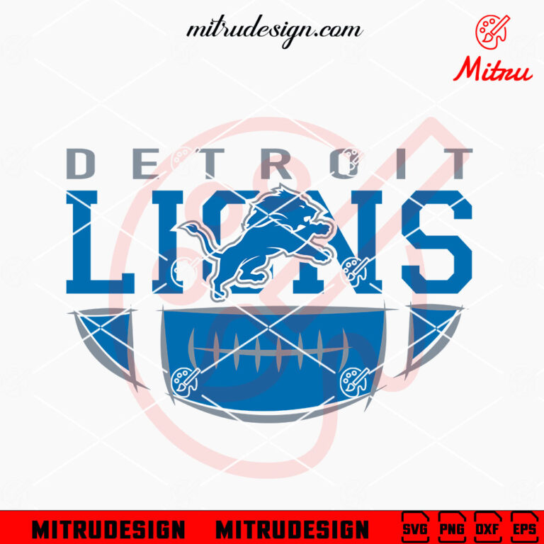 Detroit Lions Football SVG, Detroit NFL Team SVG, PNG, DXF, EPS, Files ...
